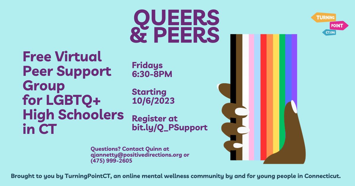 Queers & Peers: A Virtual Peer Support Group for LGBTQ+ High Schoolers ...