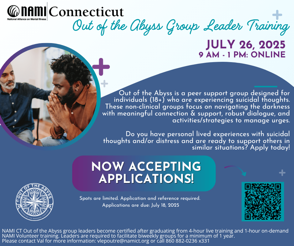 NAMI CT Out of the Abyss Group Leader Training